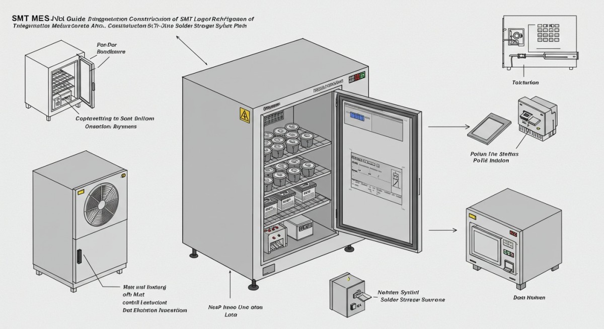 SMT MES 연동형 솔더 보관 냉장고 설계 및 구축 매뉴얼 - 엠이에스코리아