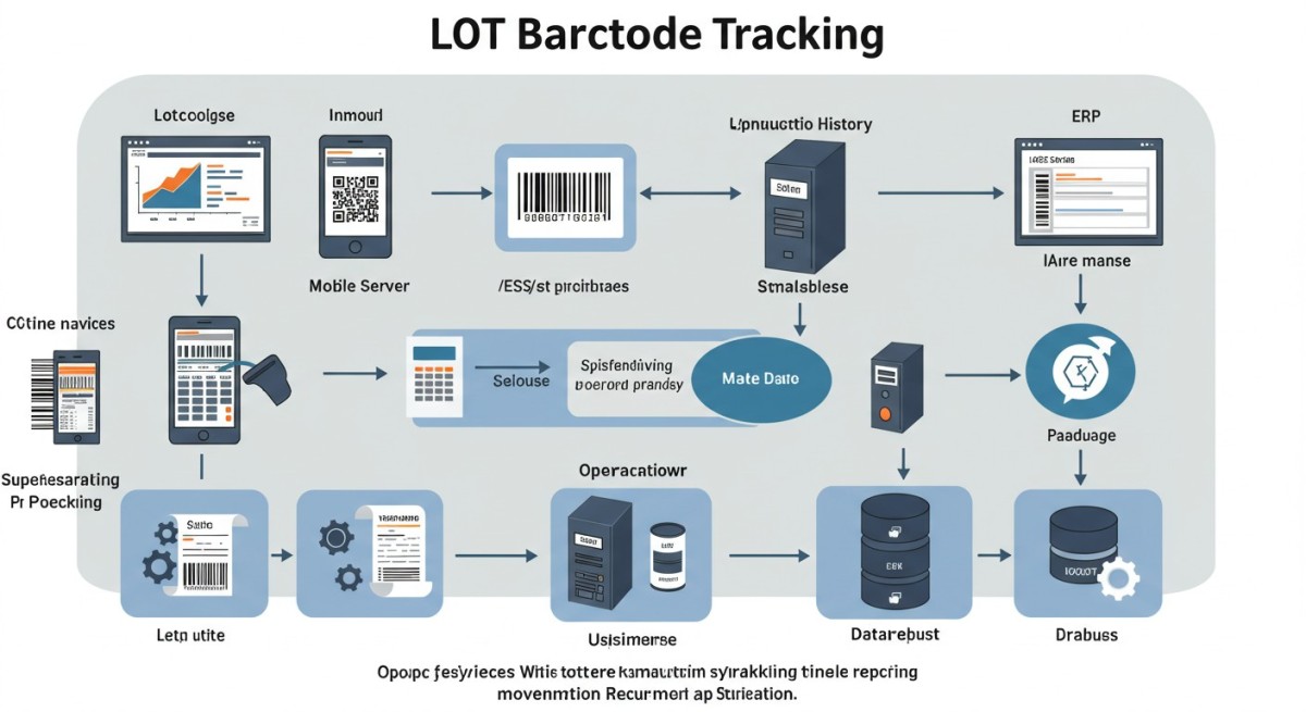MES에서 LOT 바코드 추적 기능과 구현 방법 - 엠이에스코리아